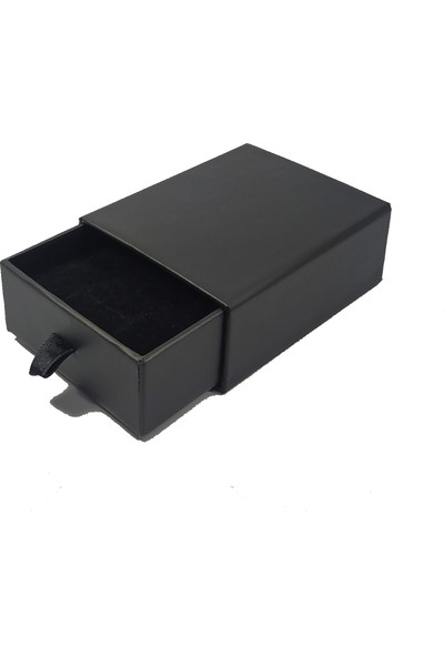 Özer Kutu Siyah Çekmeceli Kolye & Mini Set Karton Kutu (Içi Süngeli) 12'li Paket Özer Kutu Siyah Çekmeceli Kolye & Mini Set Karton Kutu (Içi Süngeli) 12'li Paket