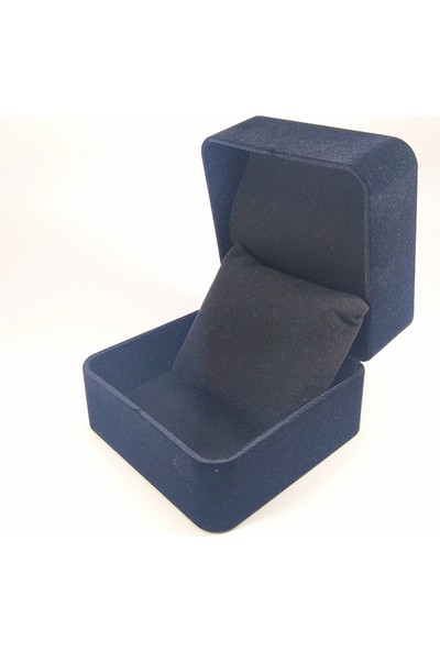 Özer Kutu Kadife Menteşeli Saat - Kelepçe Kutusu