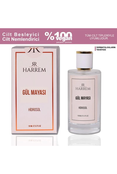 Harrem Gül Mayası Suyu Aydınlatıcı ve Gözenek Sıkılaştırıcı Tonik 110 ml