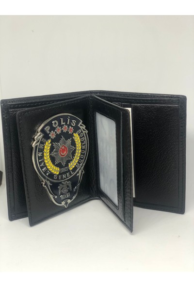 Polis Cüzdan Renkli Rozetli