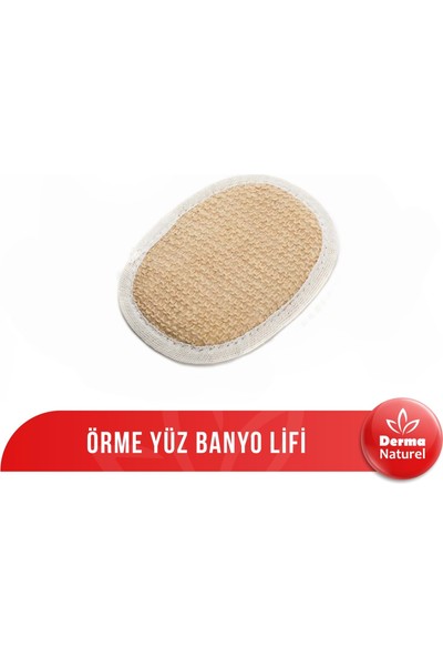 Orkide Derma Naturel Örme Yüz Banyo Lifi