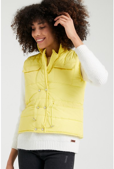 Weyeze Dik Yakalı Çıtçıtlı Şişme Yelek AB-K59051LNS