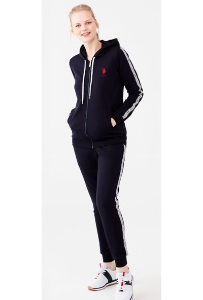 U.S. Polo Assn. Us Polo Kapüşonlu Kadın Eşofman Takım 16611