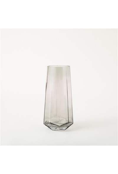 Chakra Lorna Cam Vazo 10 x 25 cm Transparan