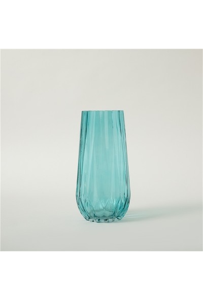 Chakra Margot Cam Vazo 13 x 25 cm Aqua Chakra Margot Cam Vazo 13 x 25 cm Aqua