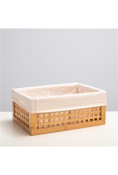 Chakra Bambu Sepet M 38x27x16 cm Natural