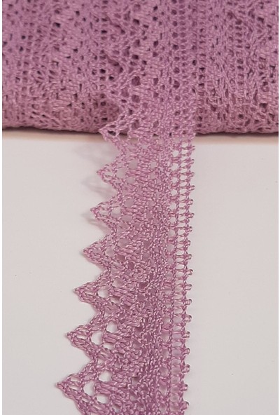 Hayalperest Boncuk Lila Kopanaki Koton Dantel 2,5cm