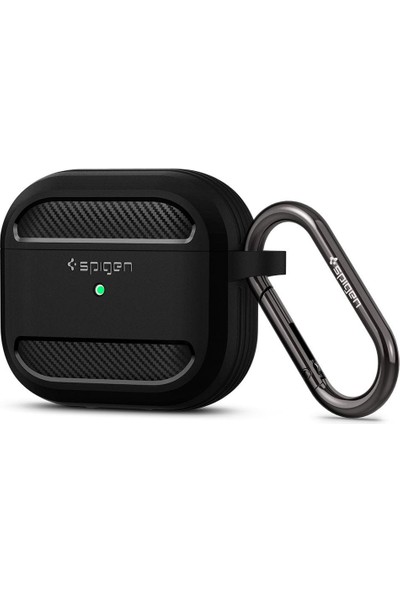 Spigen Apple AirPods 3 (2021) Kılıf Rugged Armor Black - ASD01978