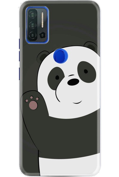 Reeder P13 Blue Max Pro Kılıf Silikon Desen Özel Seri Hello Panda 1709