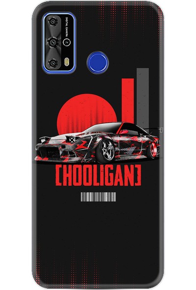 Reeder P13 Blue Max Pro Lite Kılıf Silikon Desen Özel Seri Hooligan 1636