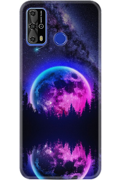 Reeder P13 Blue Max Pro Lite Kılıf Silikon Desen Özel Seri Star Planet 1652 Reeder P13 Blue Max Pro Lite Kılıf Silikon Desen Özel Seri Star Planet 1652