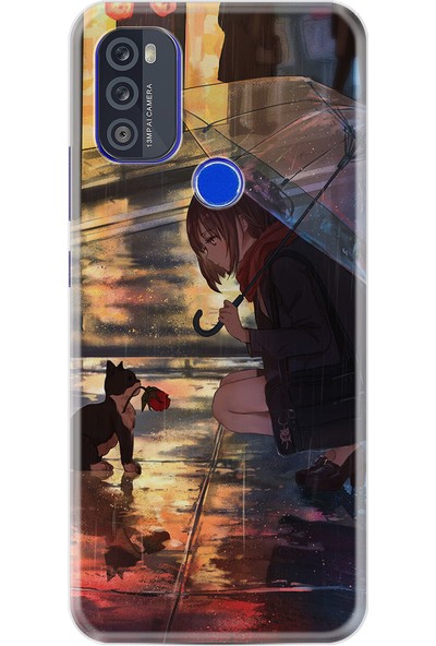 Reeder P13 Blue Max 2021 Kılıf Silikon Desen Özel Seri Kız ve Kedi 1762 Reeder P13 Blue Max 2021 Kılıf Silikon Desen Özel Seri Kız ve Kedi 1762