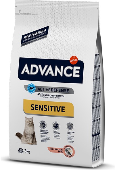 Advance Somonlu Yetişkin Kuru Kedi Maması 3 kg Advance Somonlu Yetişkin Kuru Kedi Maması 3 kg