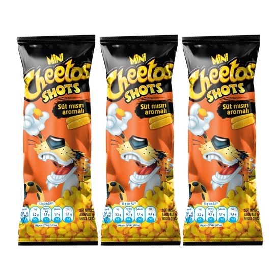 Cheetos Shots 3'lü Set Cips 42 gr Fiyatı - Taksit Seçenekleri