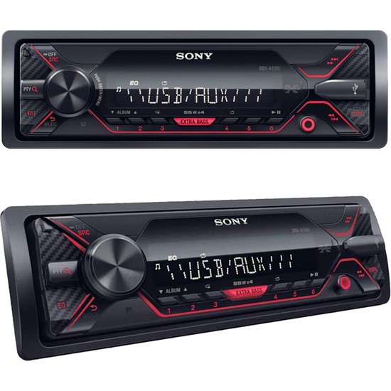 Sony DSX-A100 Usb+Aux+Am/fm Mekaniksiz 4X55 Watt Oto Teyp Fiyatı