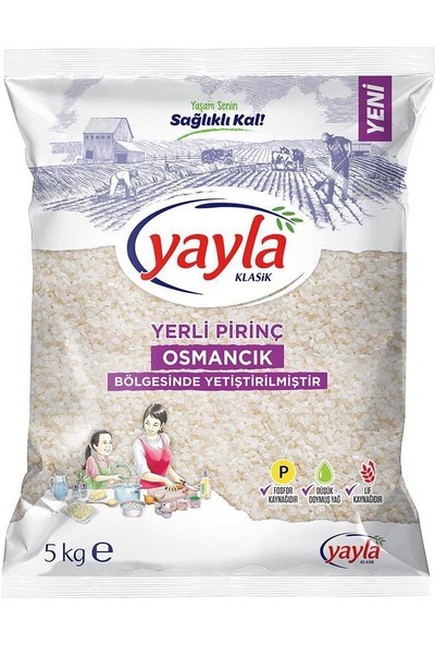 Yayla Osmancık Pirinç 5 kg Yayla Osmancık Pirinç 5 kg