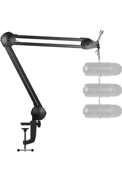 N-Audıo MS-612 Mikrofon Standı Siyah N-Audıo MS-612 Mikrofon Standı Siyah