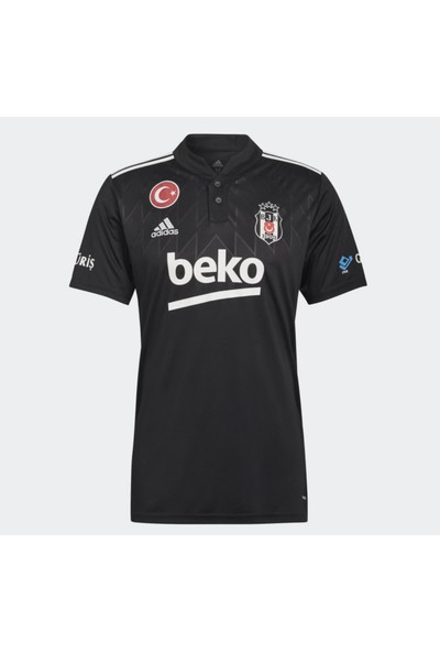 Beşiktaş AGT9588 Adidas Bjk Beşiktaş Deplasman Forması Çocuk Forma Siyah