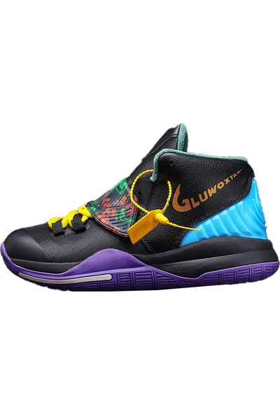 Sitong Pamuk Siyah Mavi Basketbol Ayakkabı (Yurt Dışından)