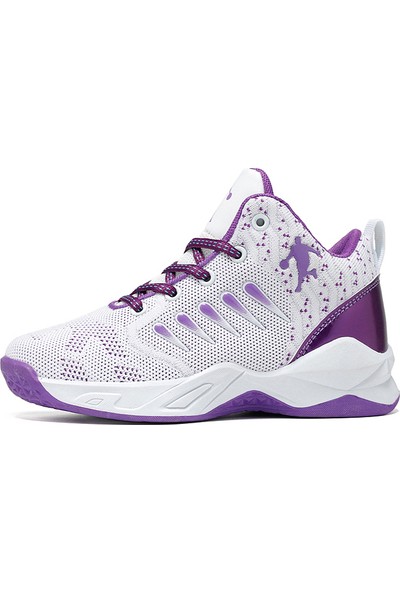 Sitong Beyaz Mor Basketbol Ayakkabı (Yurt Dışından)