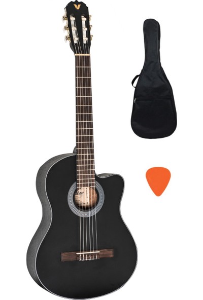 Valler VG250 C Bk Cutaway Klasik Gitar Siyah Valler VG250 C Bk Cutaway Klasik Gitar Siyah