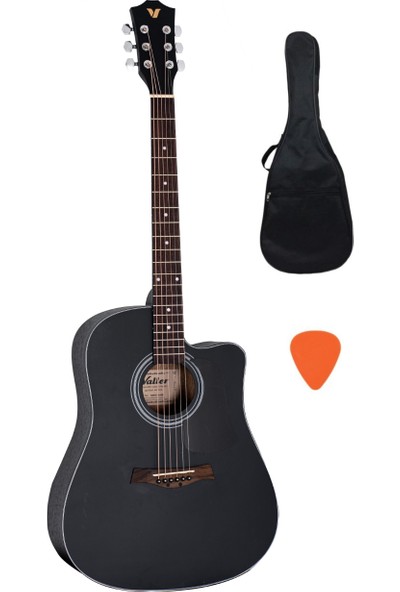 Valler AG240 Bk Akustik Gitar Siyah
