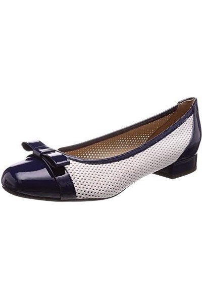 Geox Wistrey Kadın Babet Ayakkabı Lacivert/beyaz