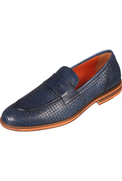 Geox Bayle Erkek Ayakkabı Deri Mavi