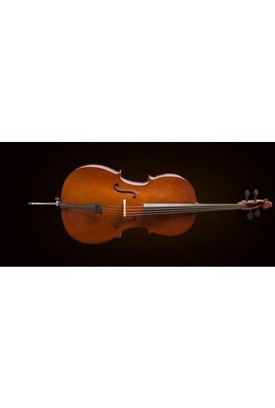 Cremonia Cello +Kılıf+Yay, German Sys, Scale 3/4, Karartılm