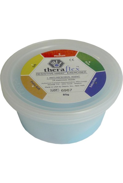 Moves Msd Theraflex Putty El Egzersiz Hamuru Mavi Renk (Ekstra Güçlü) 85 gr Moves Msd Theraflex Putty El Egzersiz Hamuru Mavi Renk (Ekstra Güçlü) 85 gr