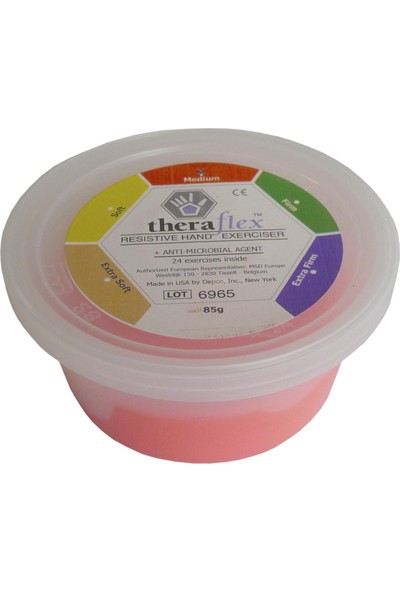 Moves Msd Theraflex Putty El Egzersiz Hamuru Kırmızı Renk (Orta) 85 gr Moves Msd Theraflex Putty El Egzersiz Hamuru Kırmızı Renk (Orta) 85 gr
