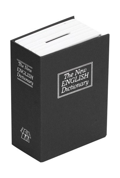 Pembe Karınca Kitap Görünümlü Kilitli Kumbara