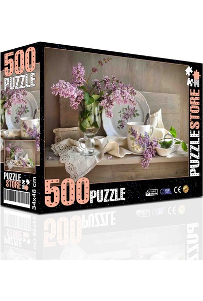 Puzzle Store® Leylak Süsleme 500 Parça