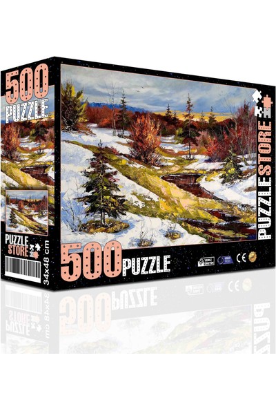 Puzzle Store® Baharı Bekleyen Yayla 500 Parça