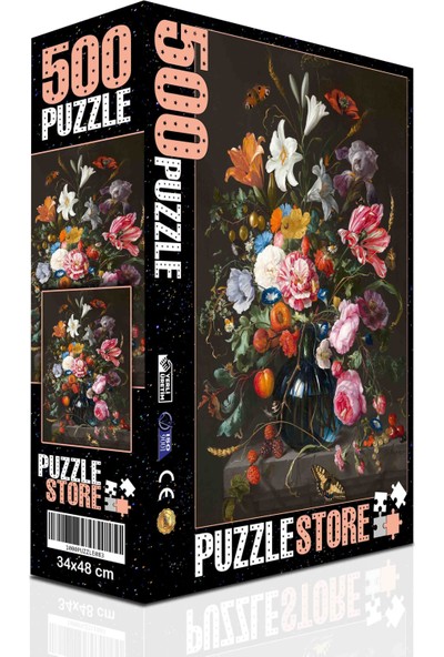 Puzzle Store Karanlığa Işık Saçan Çiçekler 500 Parça