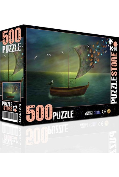 Puzzle Store® Sihirli Kayık 500 Parça