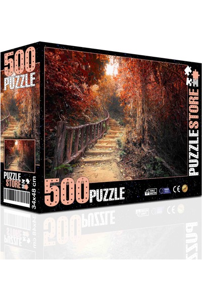 Puzzle Store® Sonbahar Merdivenleri 500 Parça