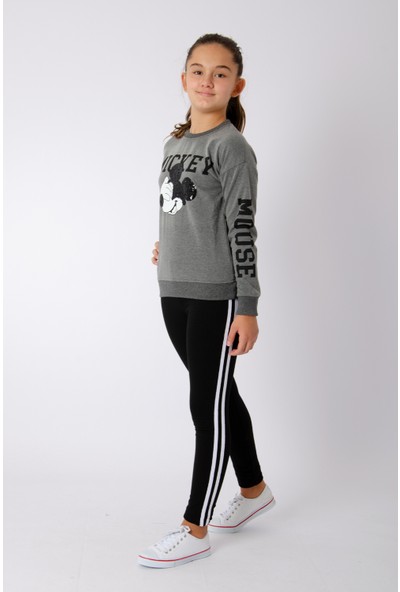 Pina Kids Antrasit Kız Çocuk Eşofman Takımı