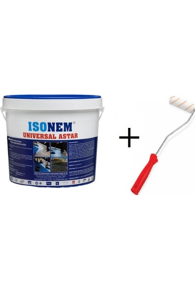Isonem Üniversal (Akrilik Emilsiyon) Astar 1 kg + 10 cm Parmak Rulo Isonem Üniversal (Akrilik Emilsiyon) Astar 1 kg + 10 cm Parmak Rulo