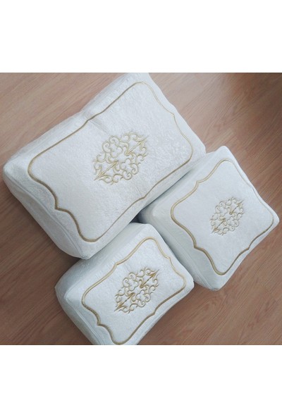 Dilex 3'lü Hurç Set Çeyizlik Bohça Gelin Bohçası Damat Bohçası Kadife Dilex 3'lü Hurç Set Çeyizlik Bohça Gelin Bohçası Damat Bohçası Kadife