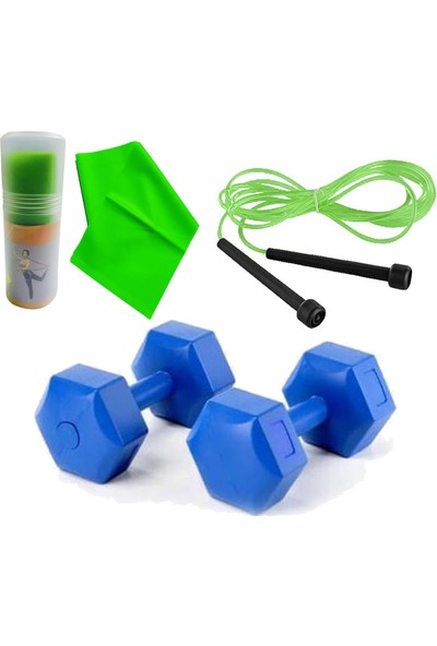 Avessa Evde Egzersiz Seti 4 Lü Antreman Seti 3kgset