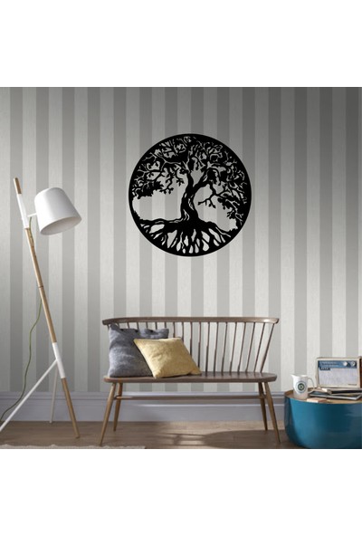 Ahşap Ağaç Dekoratif Tablo Duvar Süsü 29X29CM ADS5053