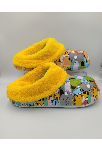 Gezer Erkek Çocuk Içi Peluş Yumuşak Taban Eva Terlik