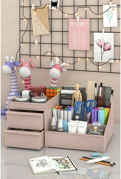 Apexel Genç Odası Organizer Düzenleyici Çok Amaçlı Kutu