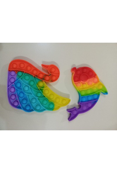 Derin Toys Pop It Push Bubble Stres Oyuncağı 2'li Set (Balık-Kuğu) Derin Toys Pop It Push Bubble Stres Oyuncağı 2'li Set (Balık-Kuğu)