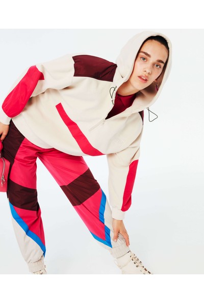 Twist Teknik Kumaş Karışık Sweatshirt