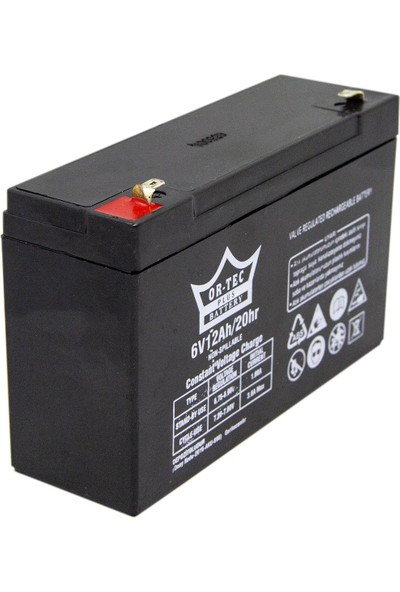 Ortec 6V 12 Ah Kuru Akü Ortec 6V 12 Ah Kuru Akü