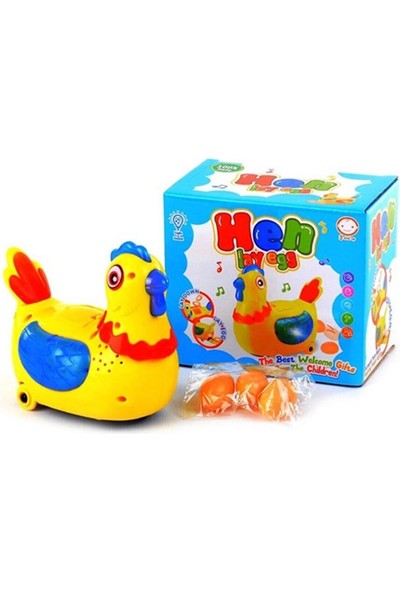Tuengi Store Sesli Işıklı Hareket Eden Yumurtlayan Oyuncak Tavuk Tuengi Store Sesli Işıklı Hareket Eden Yumurtlayan Oyuncak Tavuk