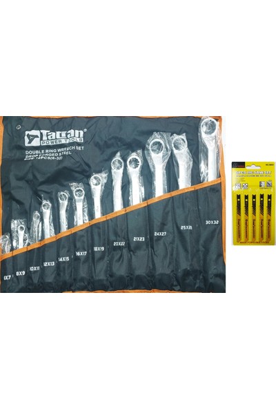 Makroyapı Anahtar Seti Yıldız Anahtar Takımı 12'li Anahtar 6 x 32 mm ve Uç Makroyapı Anahtar Seti Yıldız Anahtar Takımı 12'li Anahtar 6 x 32 mm ve Uç