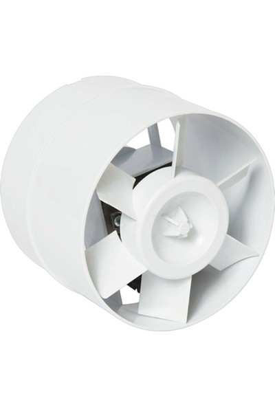 Aircol Sessiz Kanal Tipi Fan Plastik Banyo Tuvalet Baca Aspiratörü 160 M³/h 120 Lik AIRCOL-120KT